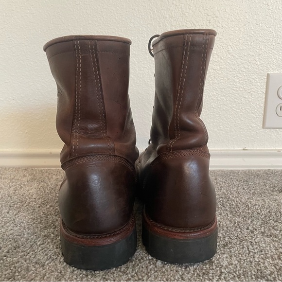 Chippewa | Shoes | Vintage Original Chippewa Lace Up Western Work Boots ...